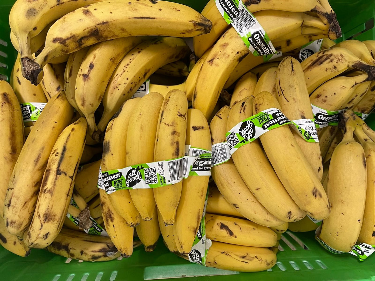 All Good Bananas - Fumigated RIPE SMOOTHIE BANANAS | live2give Organics