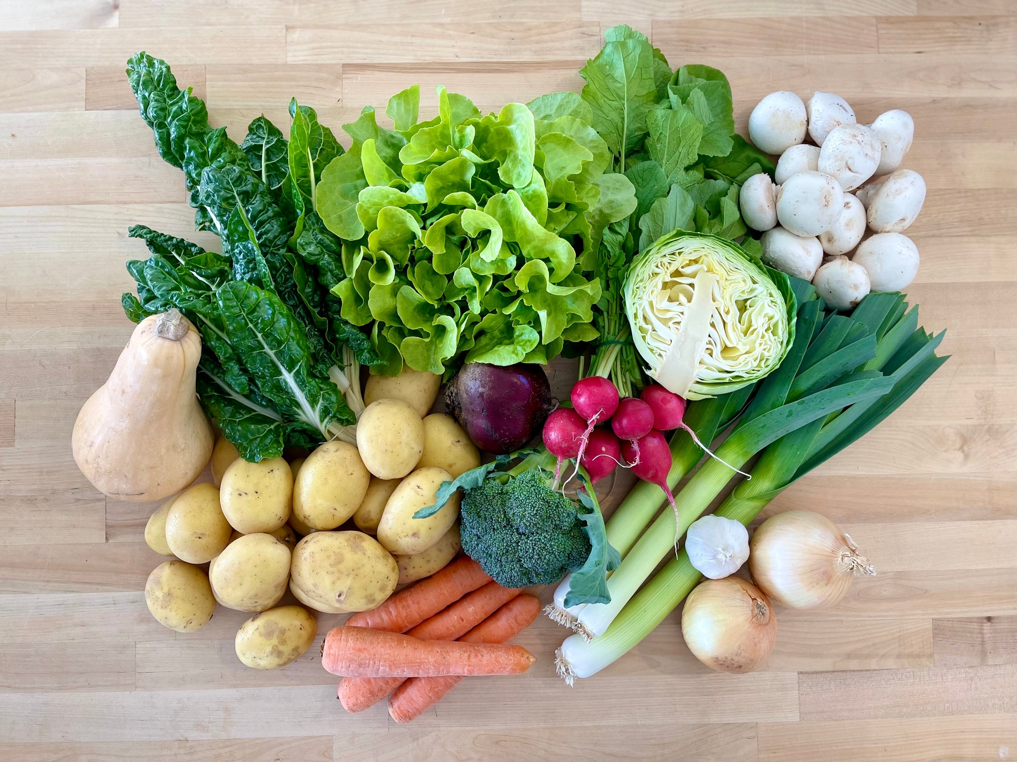 BOX 2 - Organic Big Veg | live2give Organics